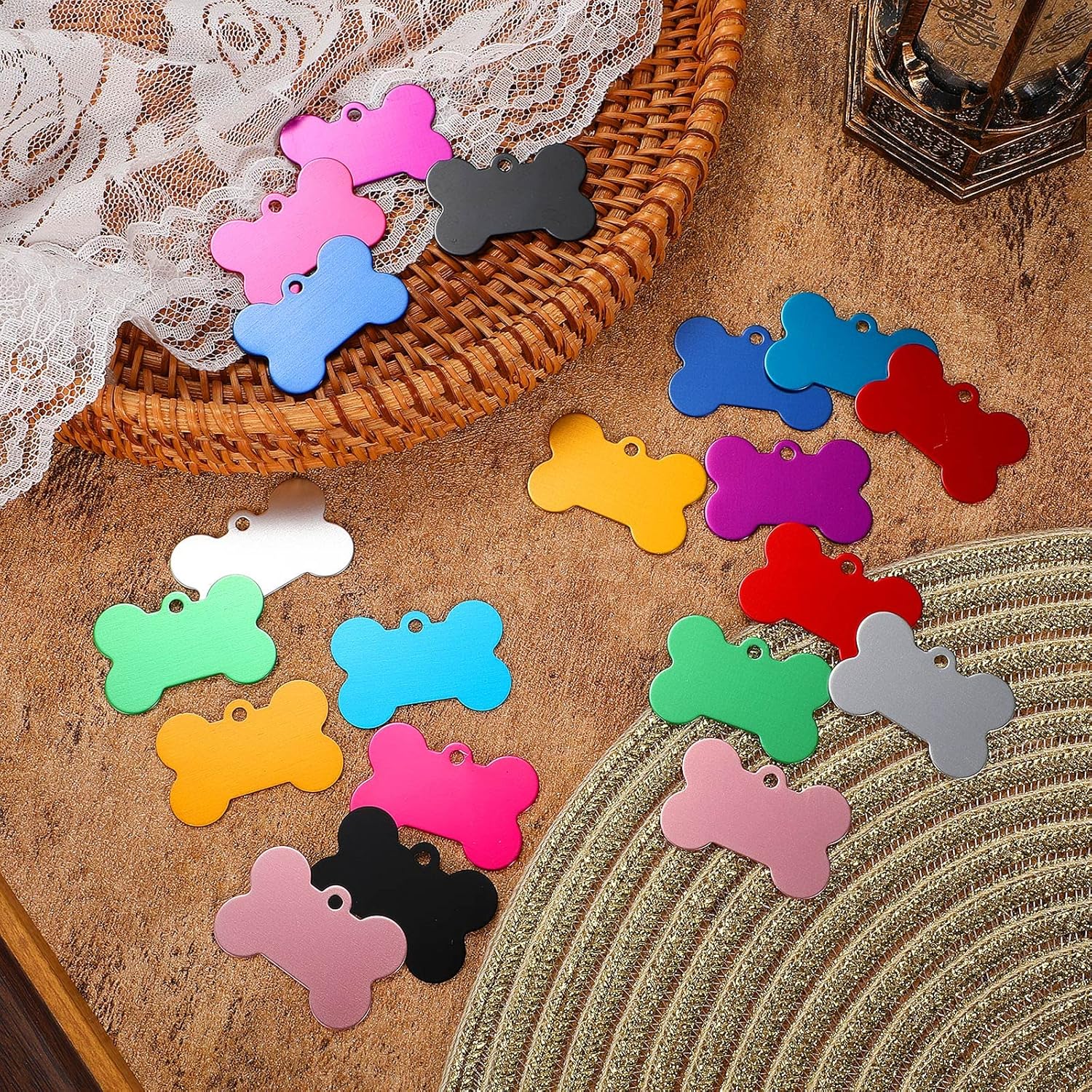 Aluminum Bone Shape Name Tag – Craft Rapids Workshop